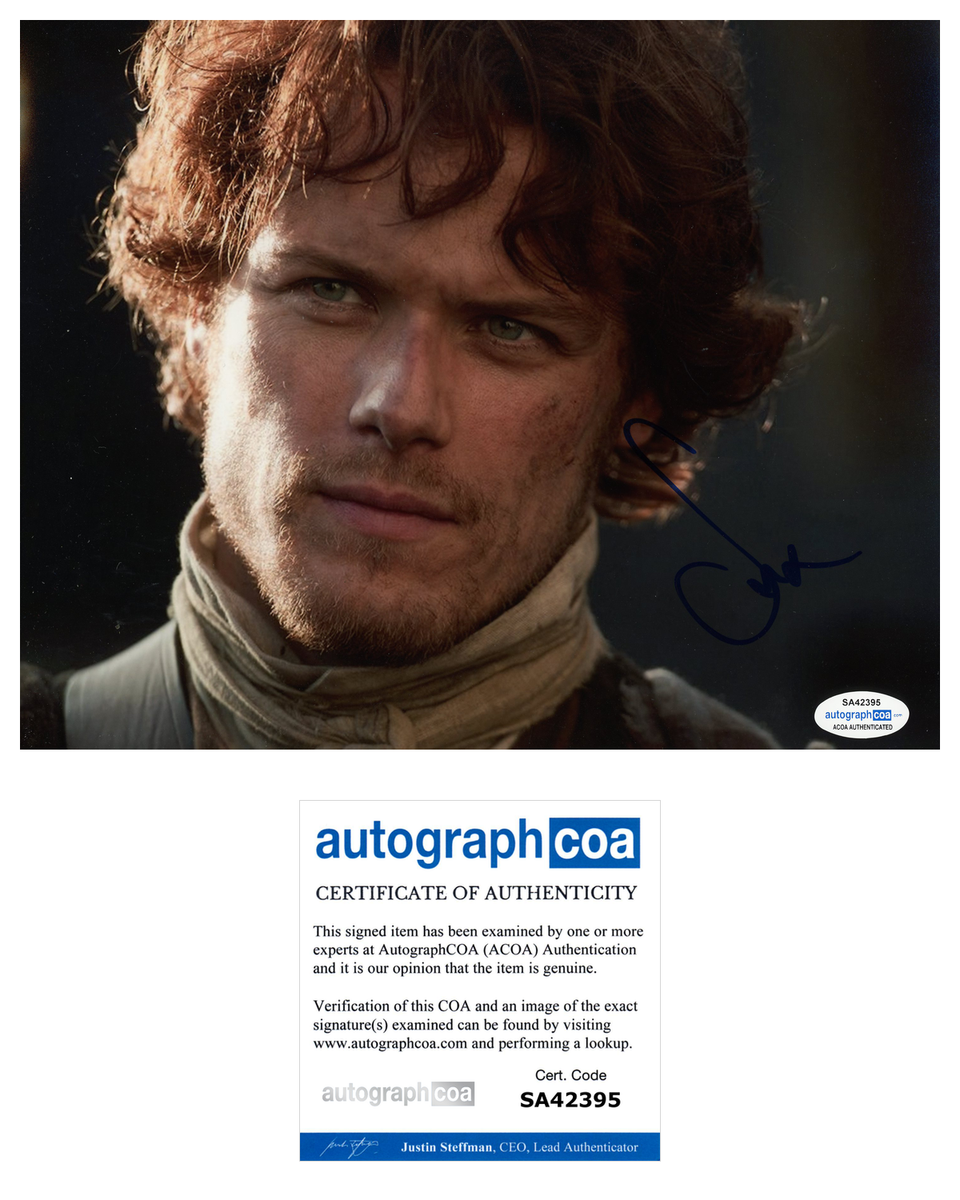 Sam Heughan Outlander Jamie Signed Autograph 8x10 Photo ACOA #2 ...