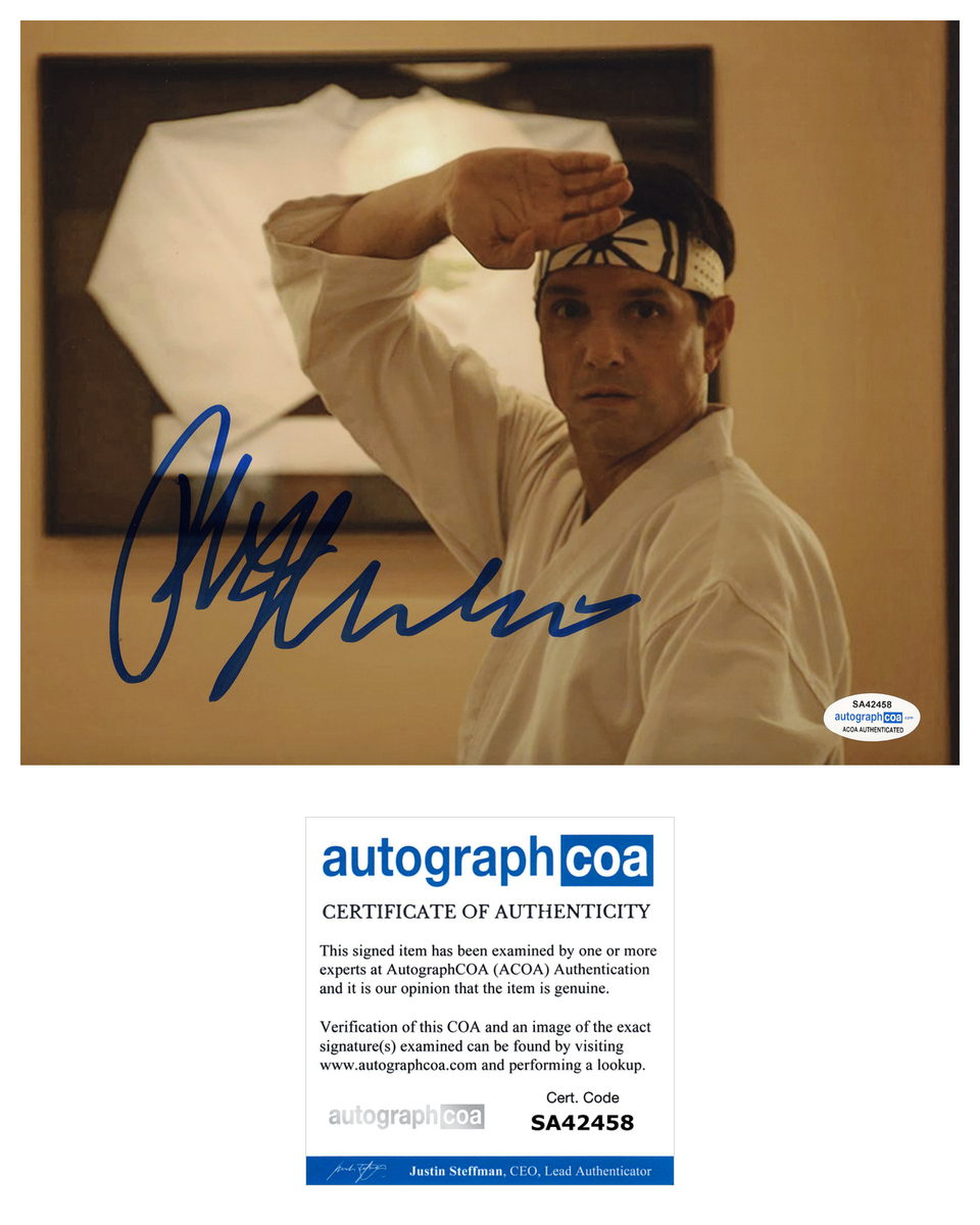 Ralph Macchio Cobra Kai Signed Autograph 8x10 Photo ACOA #8 Karate Kid ...