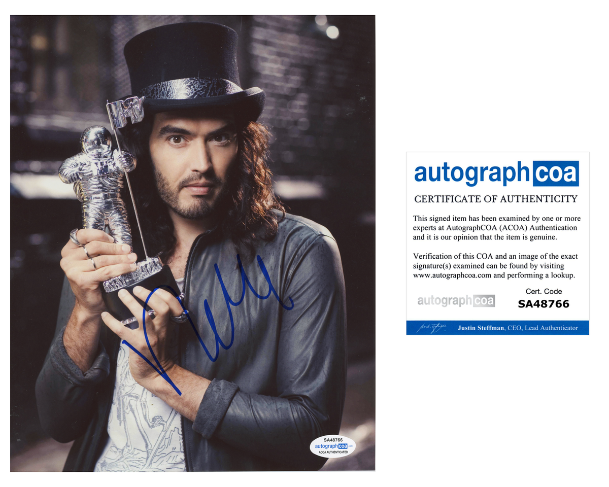 Russell Brand Forgetting Sarah Marshall Signed Autograph 8x10 Photo ...