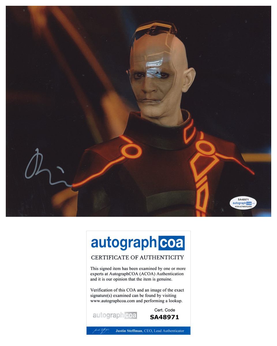 James Frain Tron Signed Autograph 8x10 Photo ACOA | Outlaw Hobbies ...