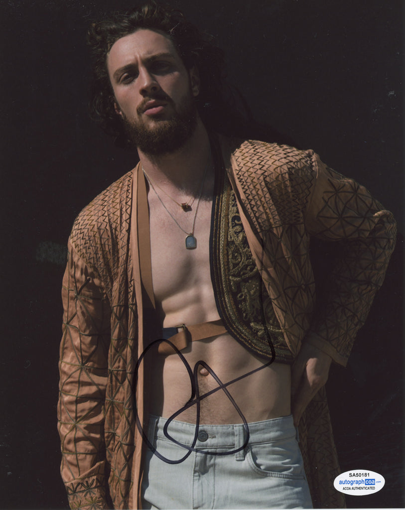 Aaron Taylor Johnson Quicksilver Marvel Avengers Signed Autograph 8x10 ...