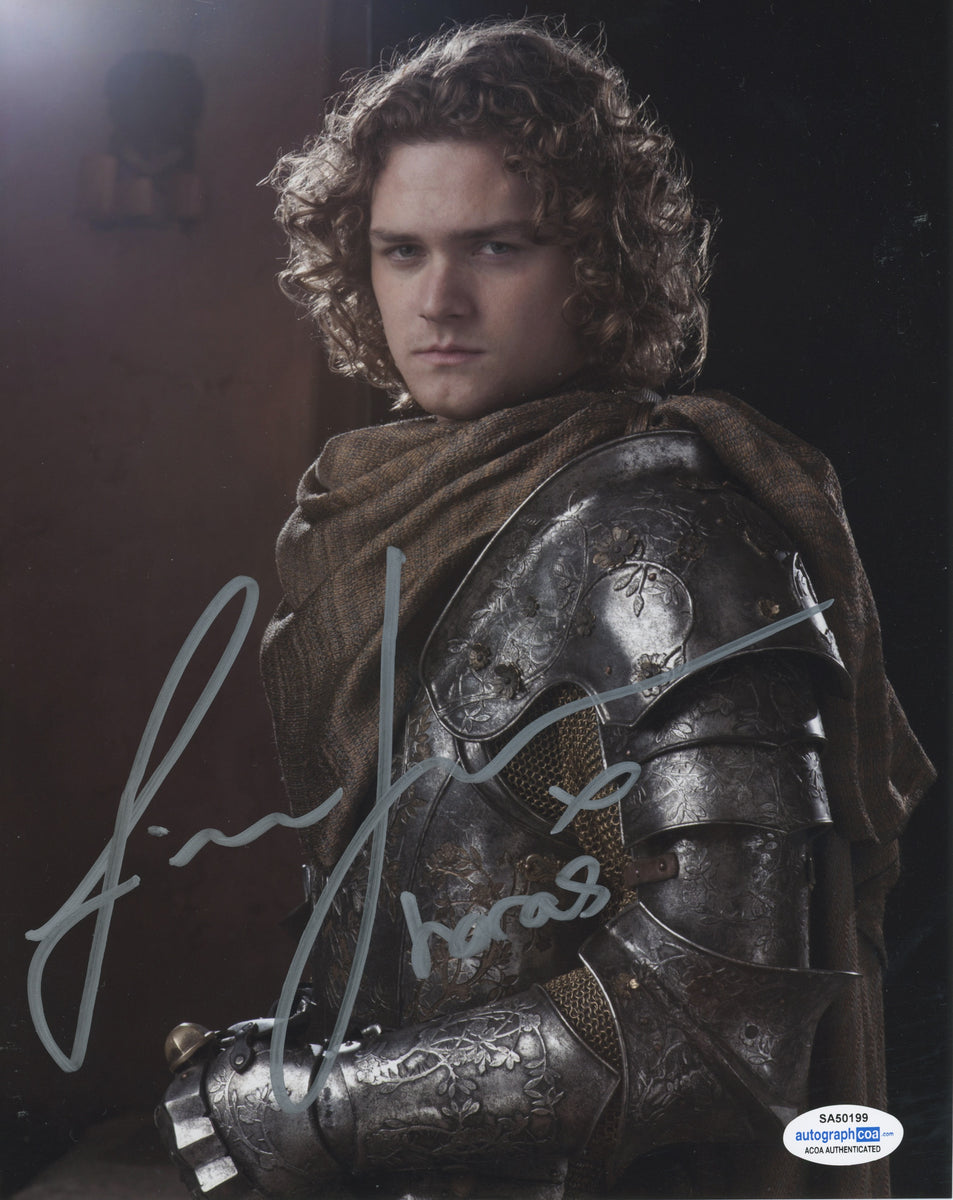 Finn Jones Game of Thrones Signed Autograph 8x10 Photo ACOA | Outlaw ...