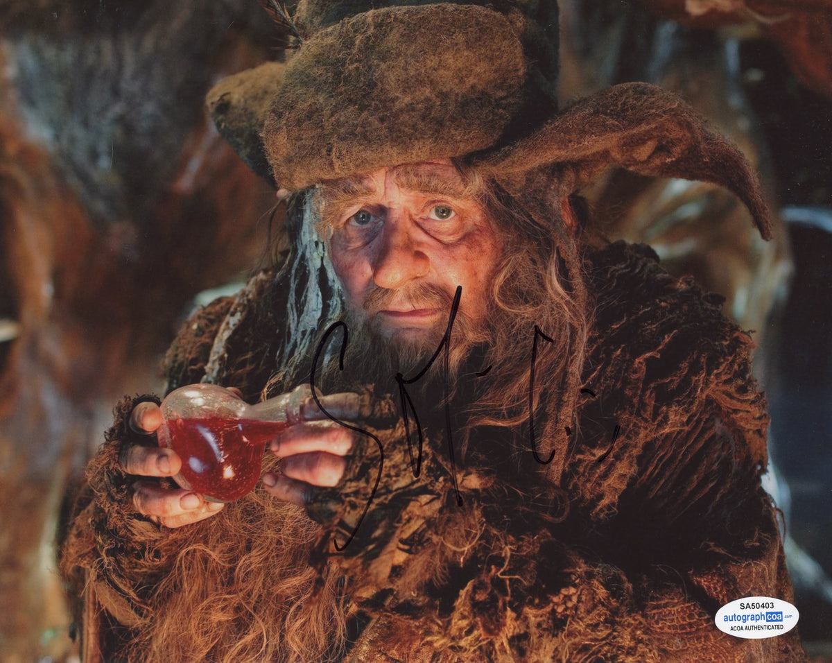 Sylvester McCoy The Hobbit Signed Autograph 8x10 Photo ACOA | Outlaw ...