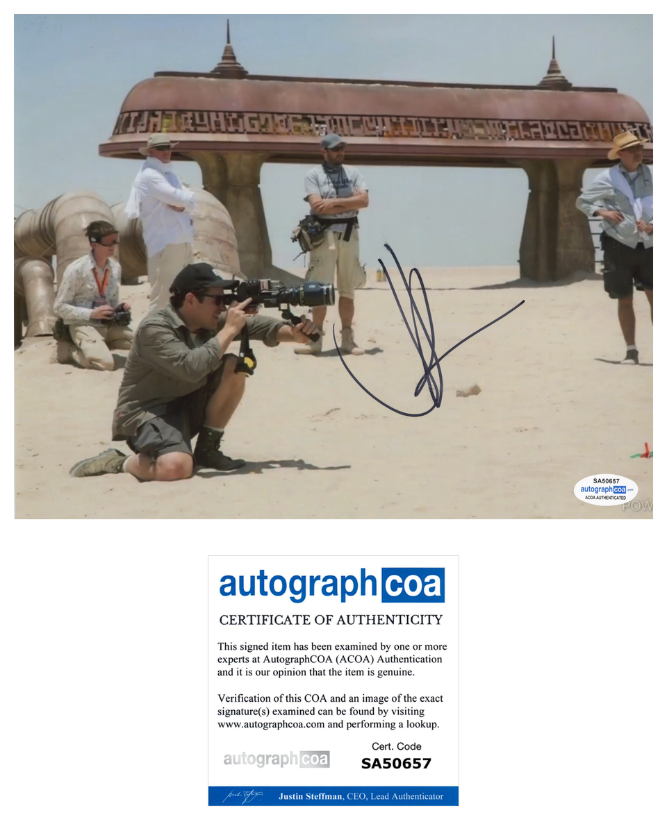 JJ Abrams Star Wars Signed Autograph 8x10 Photo ACOA | Outlaw Hobbies ...