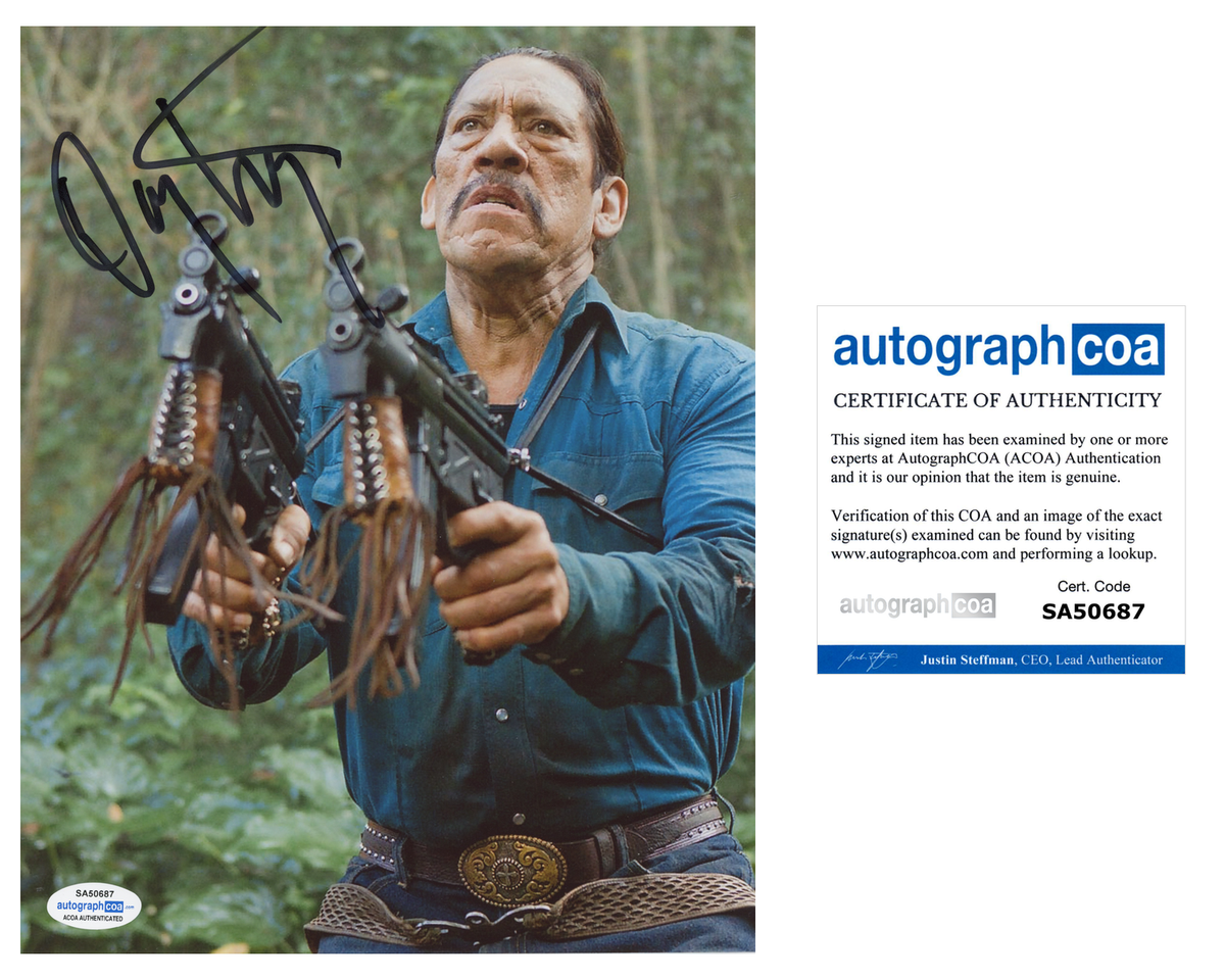 Danny Trejo Machete Signed Autograph 8x10 Photo ACOA | Outlaw Hobbies ...