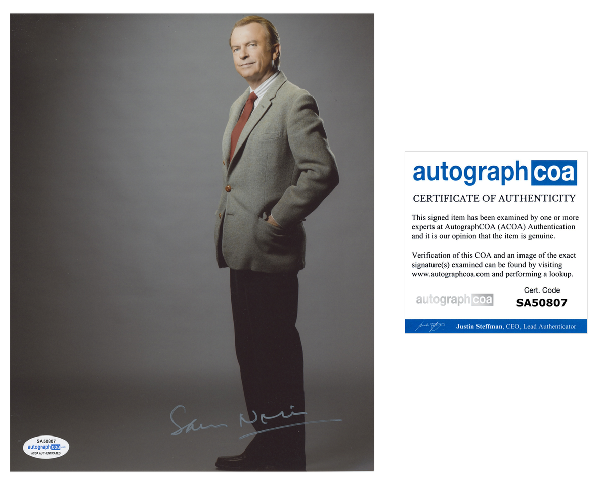 Sam Neill Alcatraz Signed Autograph 8x10 Photo ACOA | Outlaw Hobbies ...