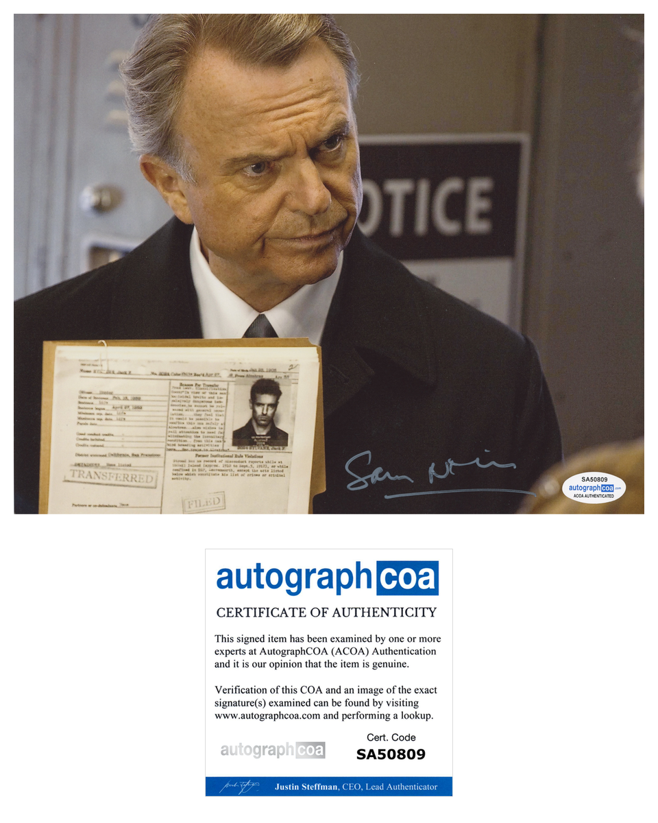 Sam Neill Alcatraz Signed Autograph 8x10 Photo ACOA | Outlaw Hobbies ...