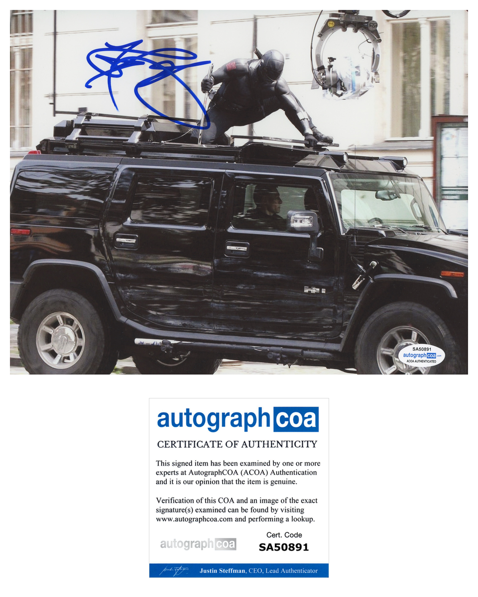 Ray Park Snake Eyes Signed Autograph 8x10 Photo ACOA | Outlaw Hobbies ...