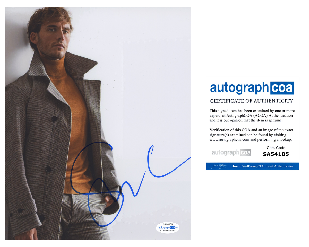 Sam Claflin Me Before You Signed Autograph 8x10 Photo ACOA | Outlaw ...