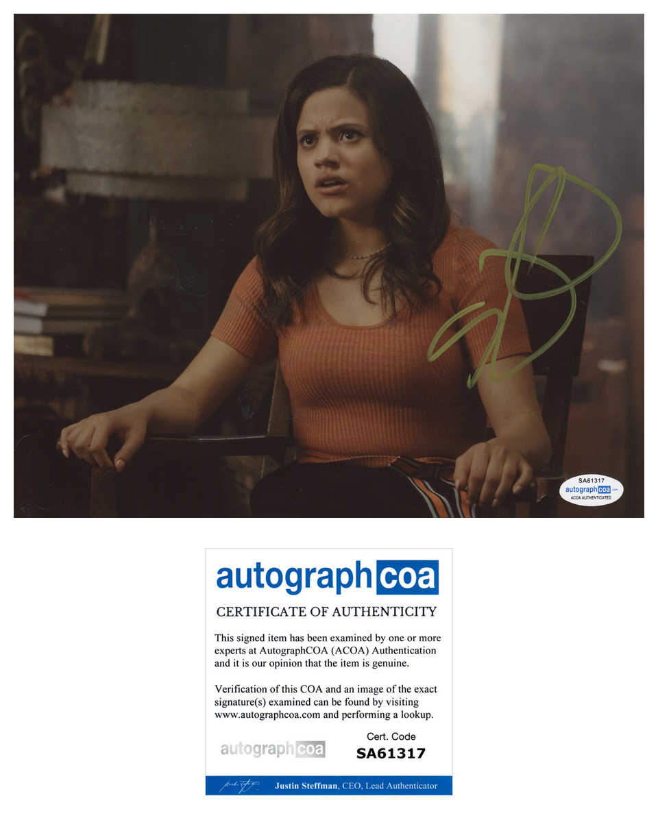 Sarah Jeffery Charmed Sexy Signed Autograph 8x10 Photo ACOA | Outlaw ...