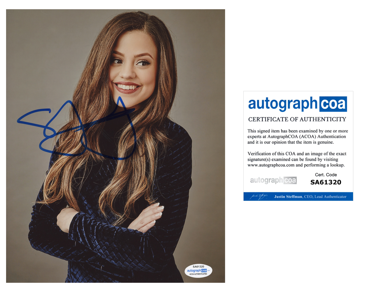 Sarah Jeffery Charmed Sexy Signed Autograph 8x10 Photo ACOA | Outlaw ...