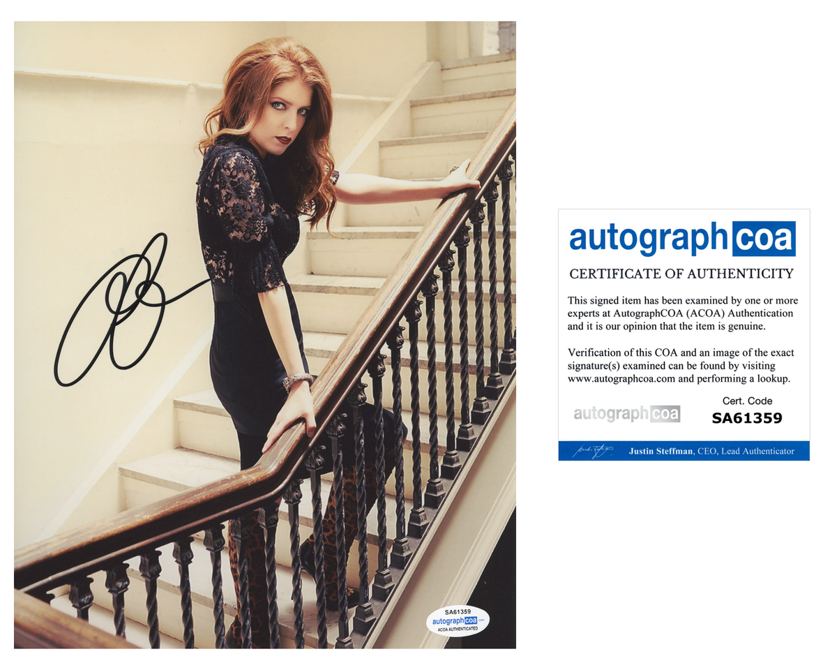 Anna Kendrick Sexy Signed Autograph 8x10 Photo ACOA | Outlaw Hobbies ...