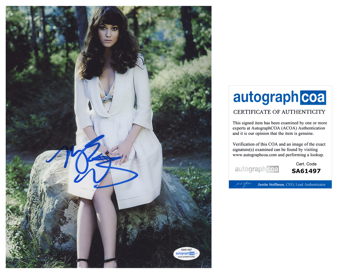 Mary Elizabeth Winstead Birds of Prey Signed Autograph 8x10 Photo ACOA ...