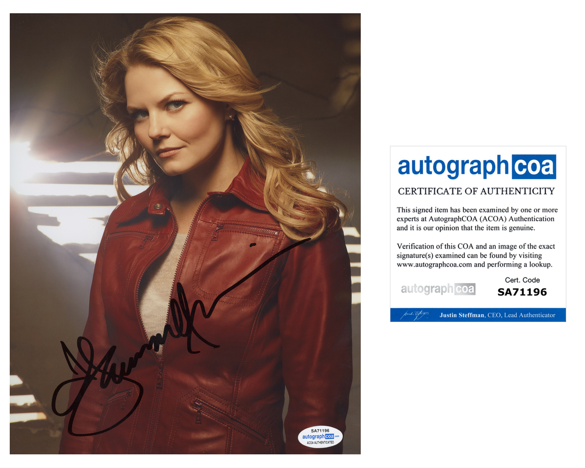 Jennifer Morrison Once Upon A Time Signed Autograph 8x10 Photo ACOA ...