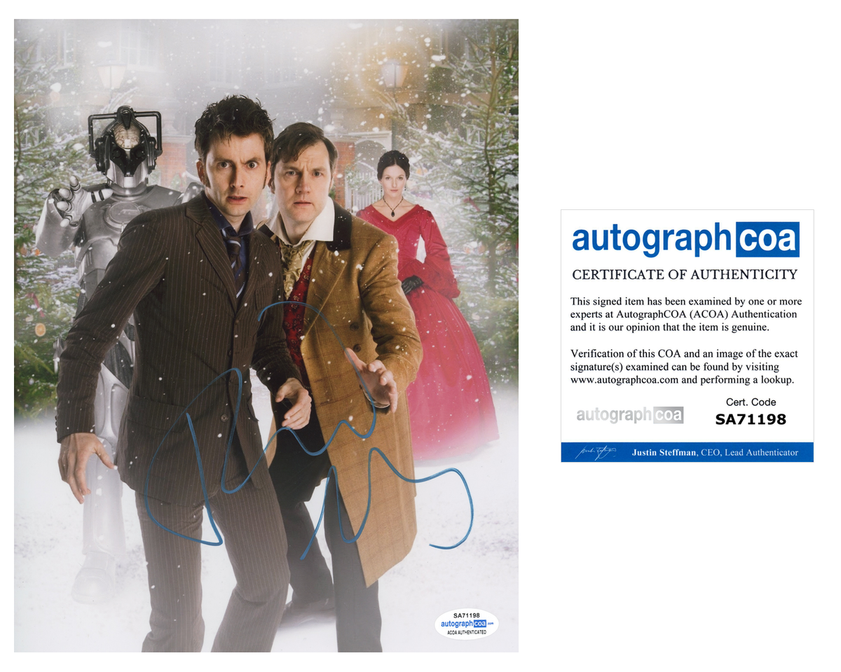 David Morrissey Doctor Who Signed Autograph 8x10 Photo ACOA | Outlaw ...