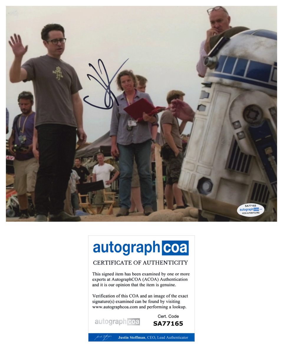 JJ Abrams Star Wars Signed Autograph 8x10 Photo ACOA | Outlaw Hobbies ...