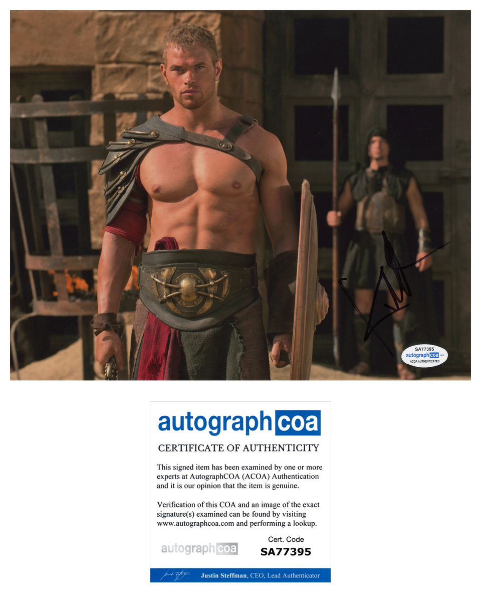 Kellan Lutz Hercules Signed Autograph 8x10 Photo ACOA | Outlaw Hobbies ...