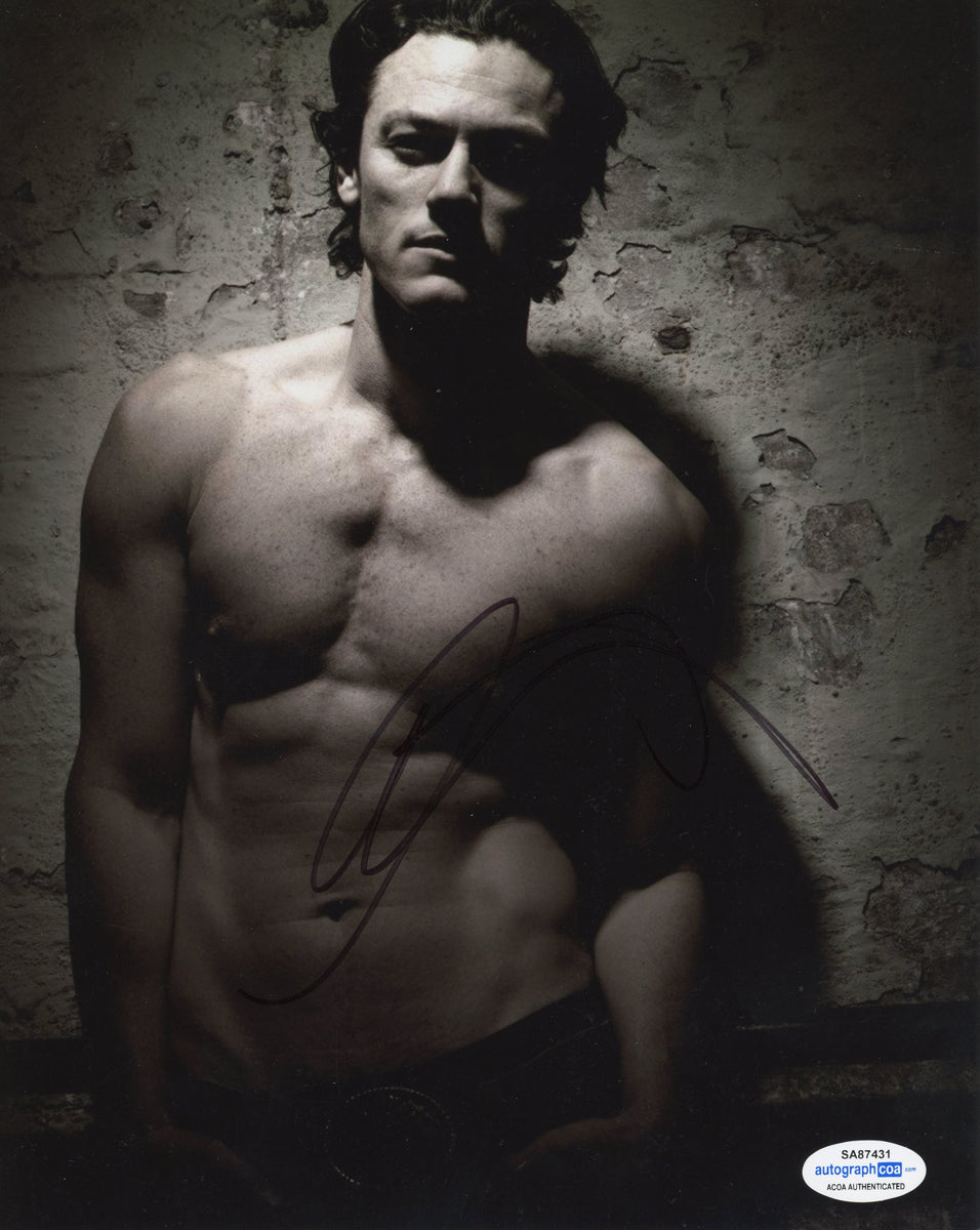 Luke Evans Gaston Beauty and the Beast Signed Autograph 8x10 Photo ACOA ...