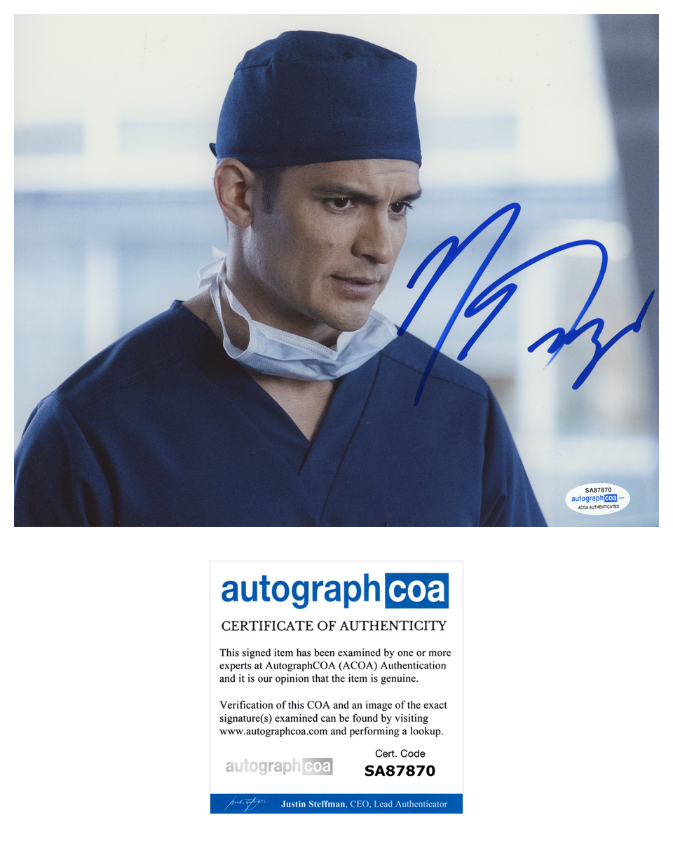 Nicholas Gonzalez Good Doctor Signed Autograph 8x10 Photo ACOA | Outlaw ...