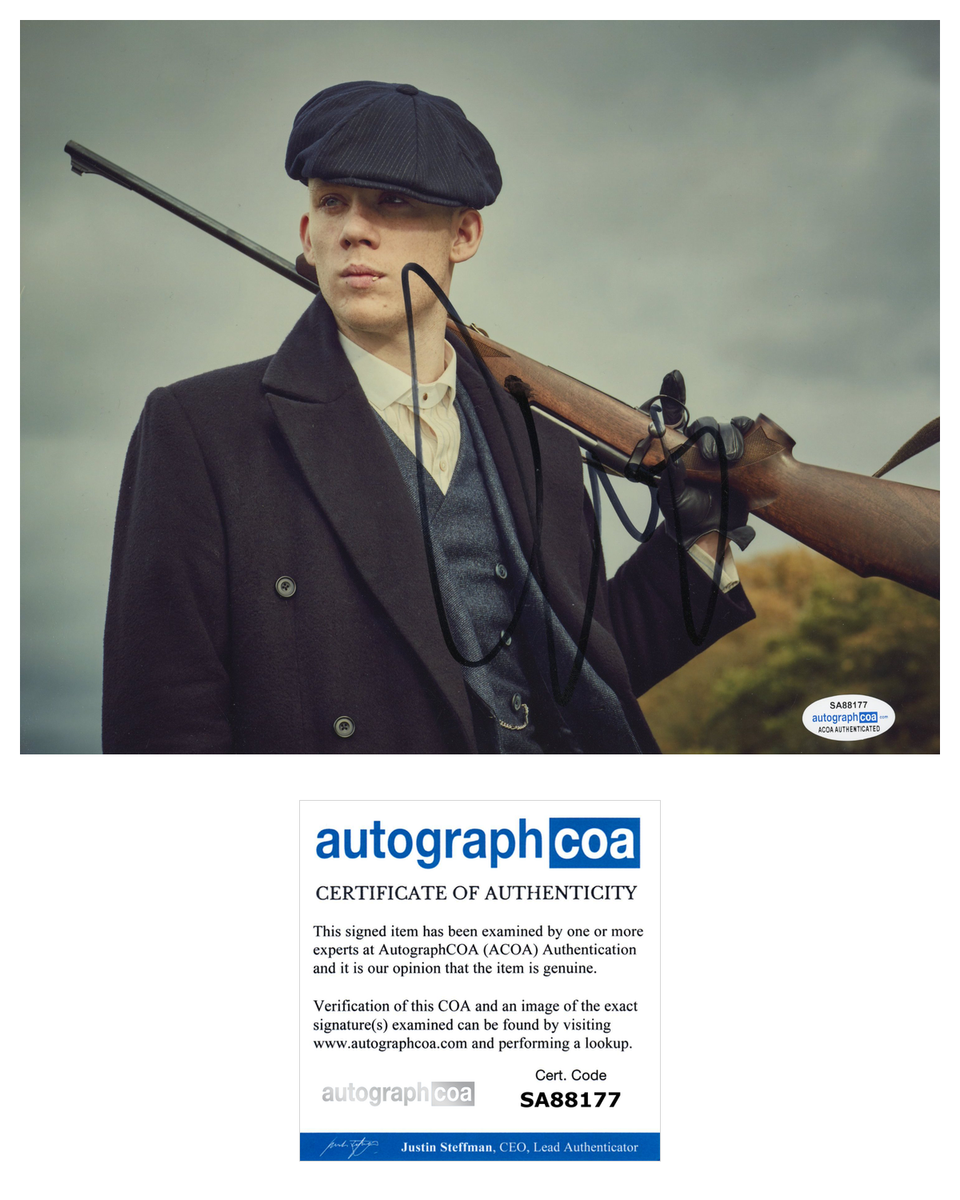 Joe Cole Peaky Blinders Signed autograph 8x10 Photo ACOA | Outlaw ...