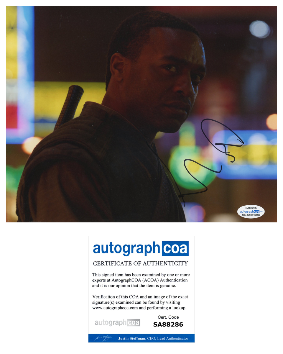 Chiwetel Ejiofor Doctor Strange Signed Autograph 8x10 Photo ACOA ...
