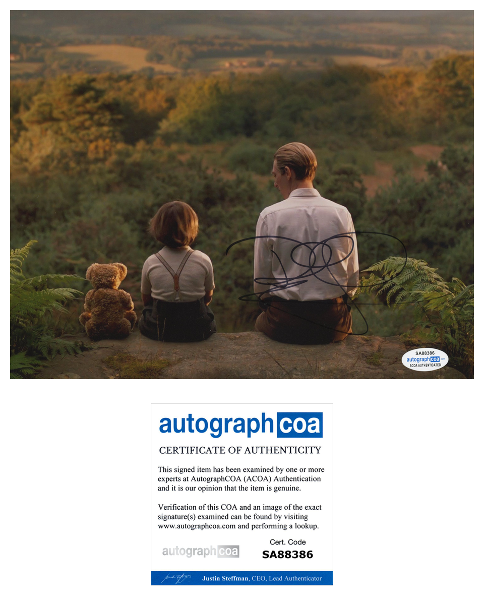 Domhnall Gleeson Christopher Robin Signed Autograph 8x10 Photo ACOA ...