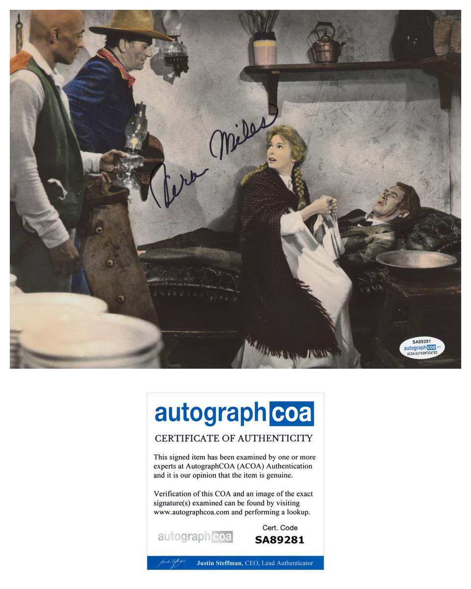 Vera Miles Psycho Signed Autograph 8x10 Photo ACOA | Outlaw Hobbies ...