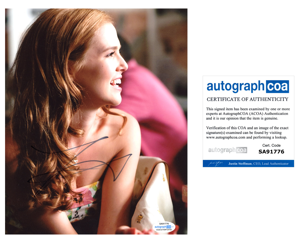 Zoey Deutch Vampire Academy Signed Autograph 8x10 Photo ACOA | Outlaw ...