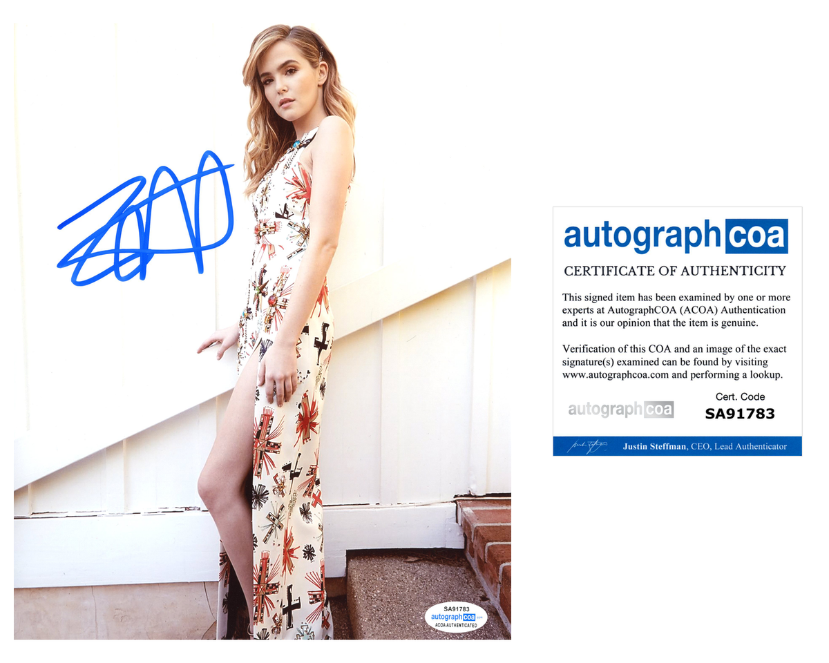 Zoey Deutch Sexy Signed Autograph 8x10 Photo ACOA | Outlaw Hobbies ...