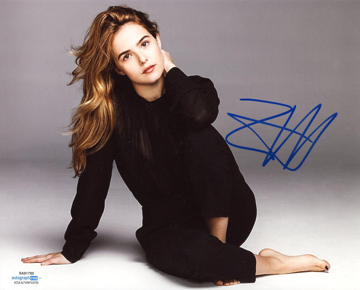 Zoey Deutch Sexy Signed Autograph 8x10 Photo ACOA | Outlaw Hobbies ...