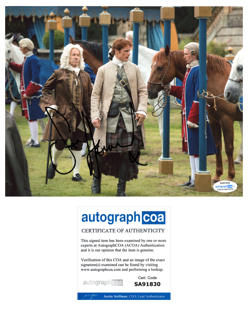 Sam Heughan Outlander Signed Autograph 8x10 Photo ACOA | Outlaw Hobbies ...