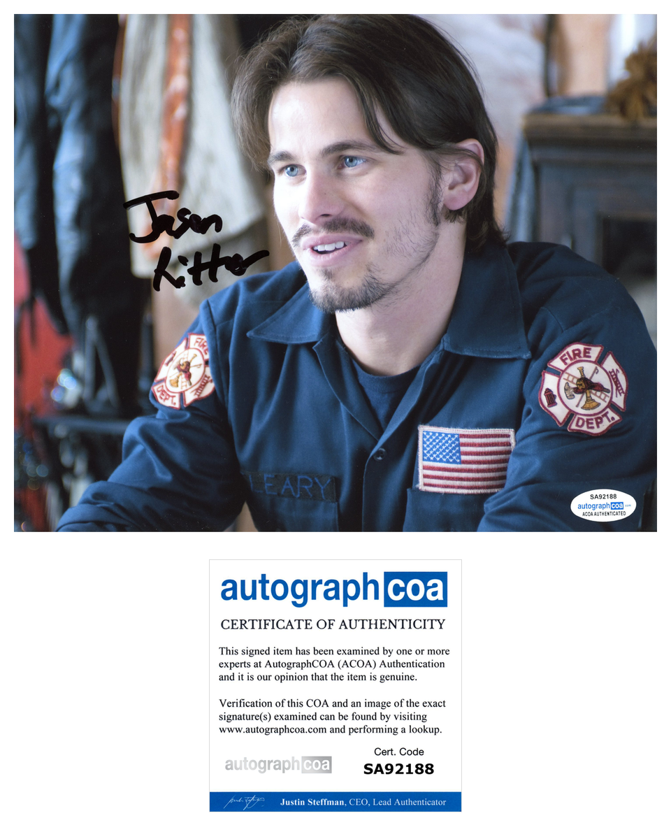 Jason Ritter Signed Autograph 8x10 Photo ACOA | Outlaw Hobbies ...