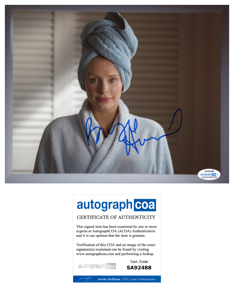 Bryce Dallas Howard Black Mirror Signed Autograph 8x10 Photo ACOA ...