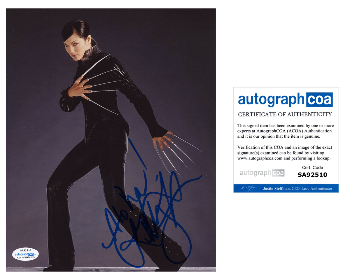 Kelly Hu X-Men Signed Autograph 8x10 Photo ACOA | Outlaw Hobbies ...