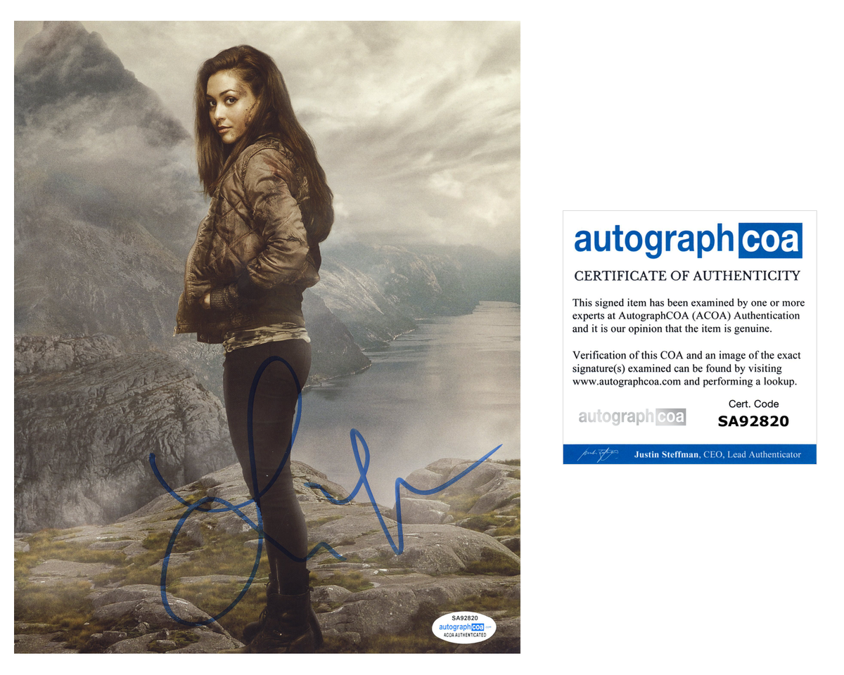 Lindsey Morgan The 100 Signed Autograph 8x10 Photo ACOA | Outlaw ...
