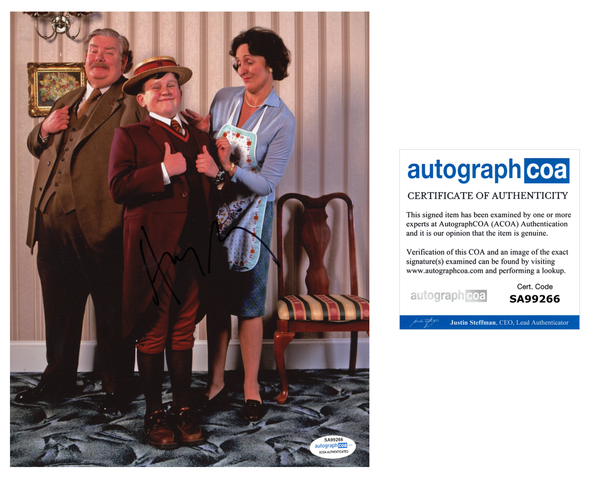Harry Melling Harry Potter Signed Autograph 8x10 Photo ACOA Dudley ...