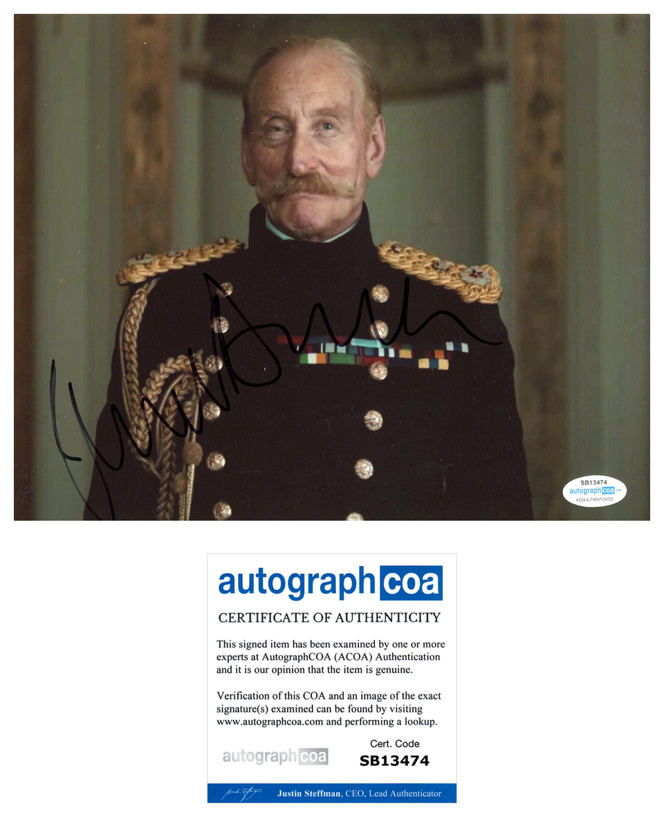 Charles Dance Kings Man Signed Autograph 8x10 Photo ACOA | Outlaw ...