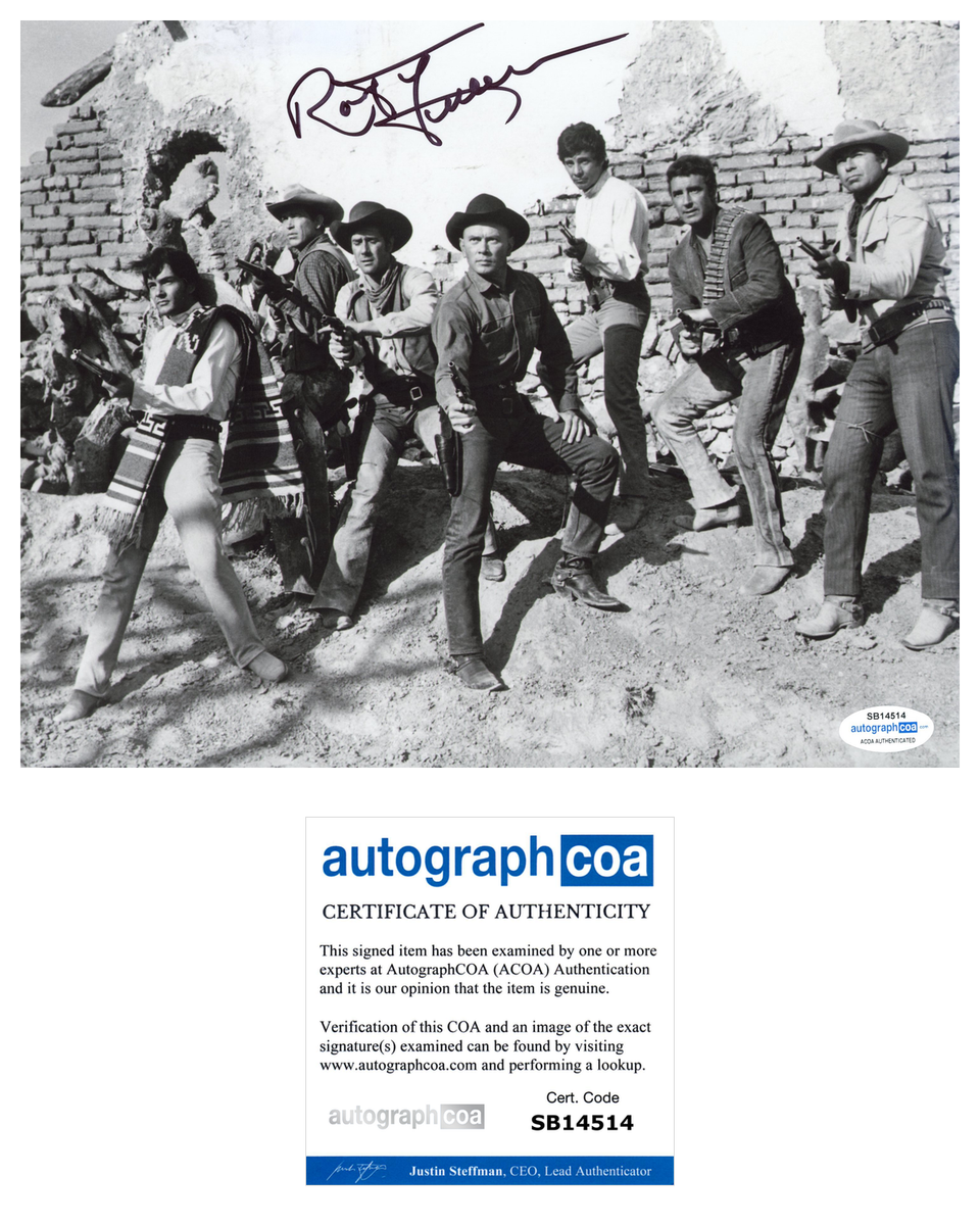 Robert Fuller Magnificent Seven Signed Autograph 8x10 Photo ACOA ...