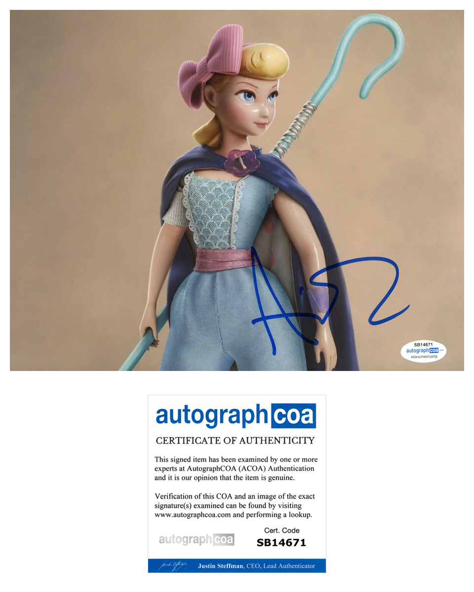 Annie Potts Toy Story Signed Autograph 8x10 Photo ACOA | Outlaw Hobbies ...