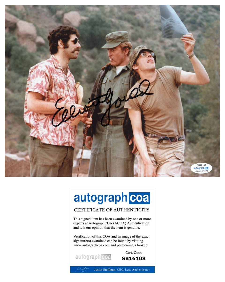Elliott Gould Mash Signed Autograph 8x10 Photo ACOA | Outlaw Hobbies ...