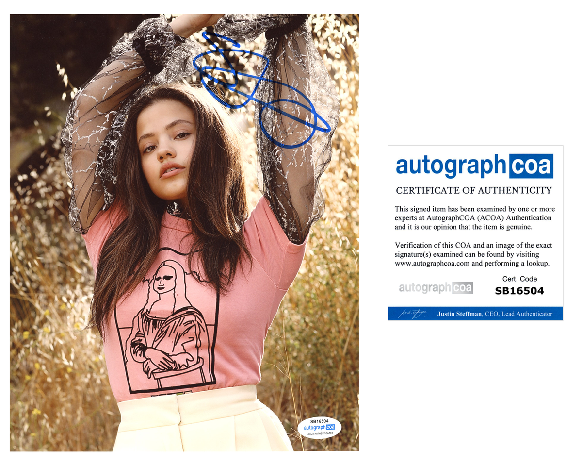 Sarah Jeffrey Sexy Charmed Signed Autograph 8x10 Photo ACOA | Outlaw ...