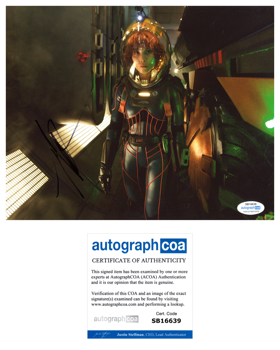 Noomi Rapace Prometheus Signed Autograph 8x10 Photo ACOA | Outlaw ...