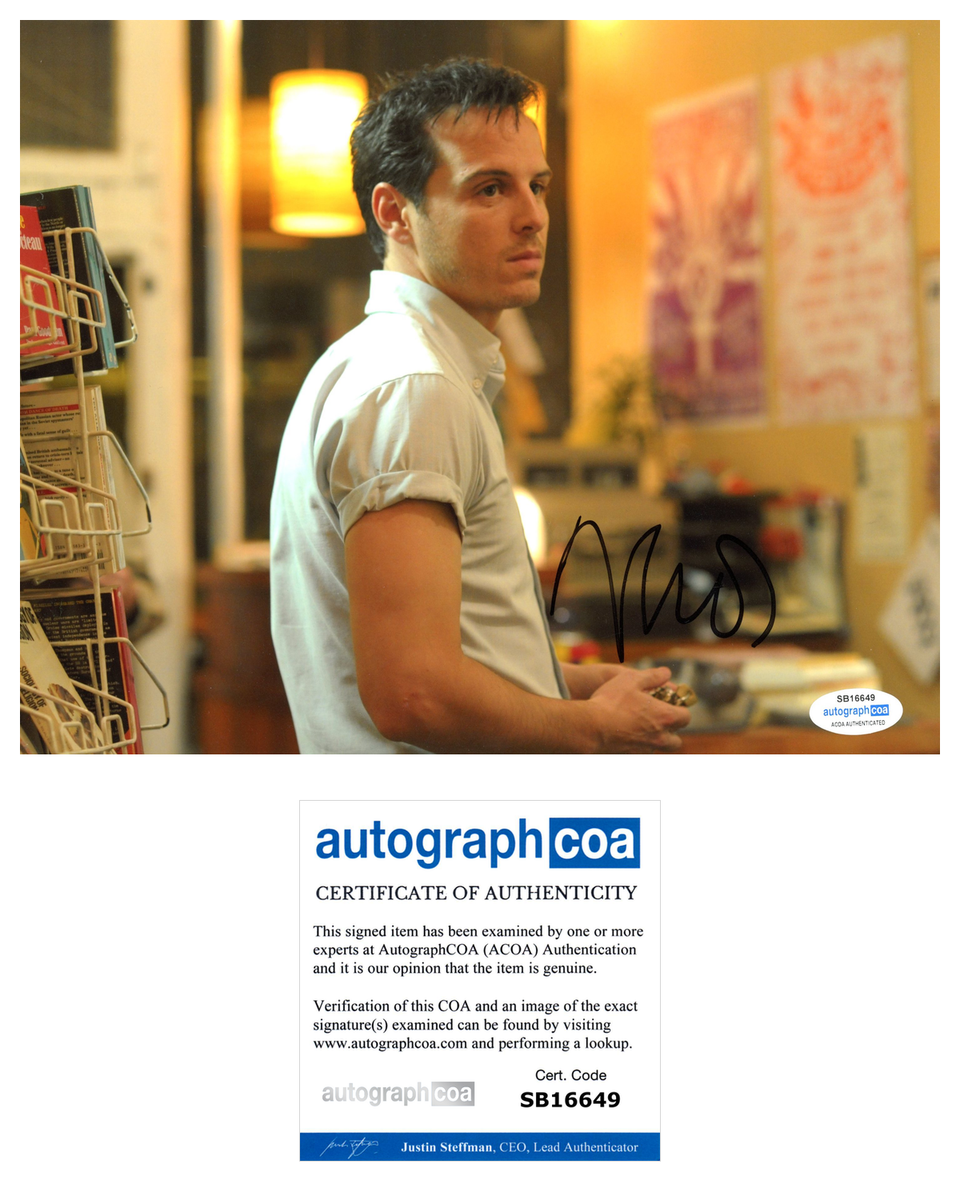 Andrew Scott Pride Signed Autograph 8x10 Photo ACOA | Outlaw Hobbies ...