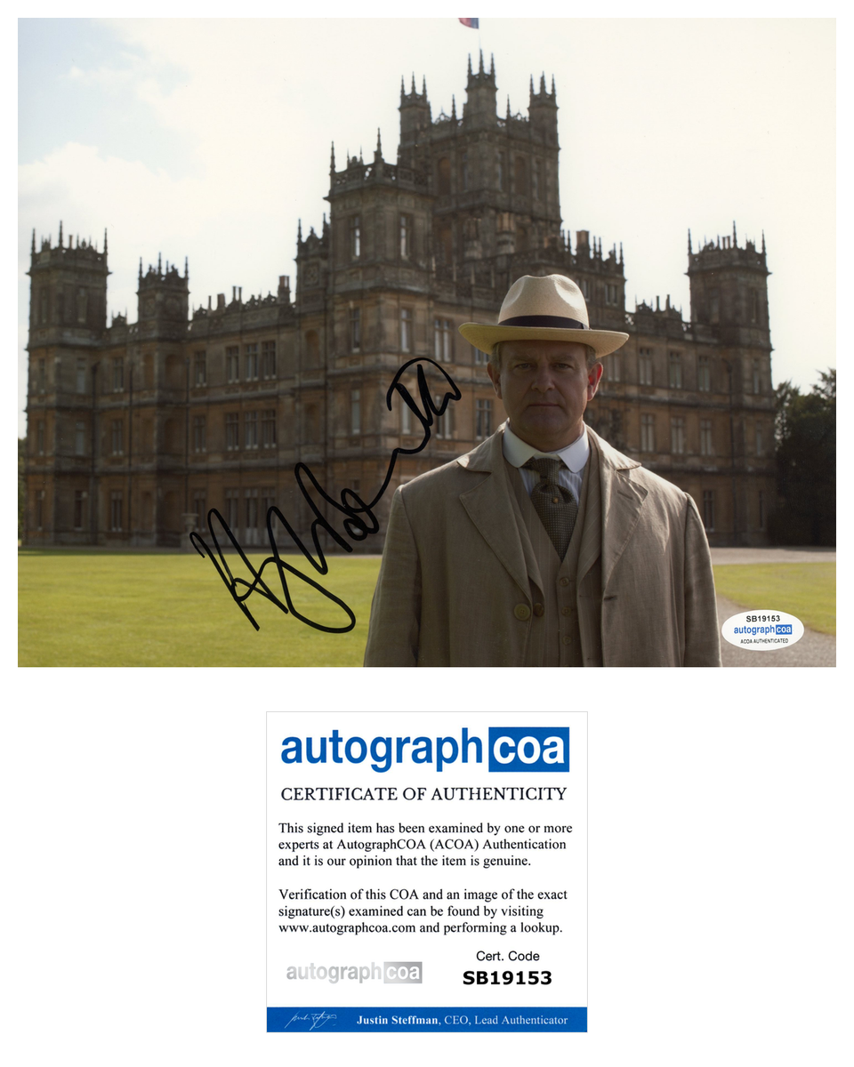 Hugh Bonneville Downton Abbey Signed Autograph 8x10 Photo ACOA | Outlaw ...