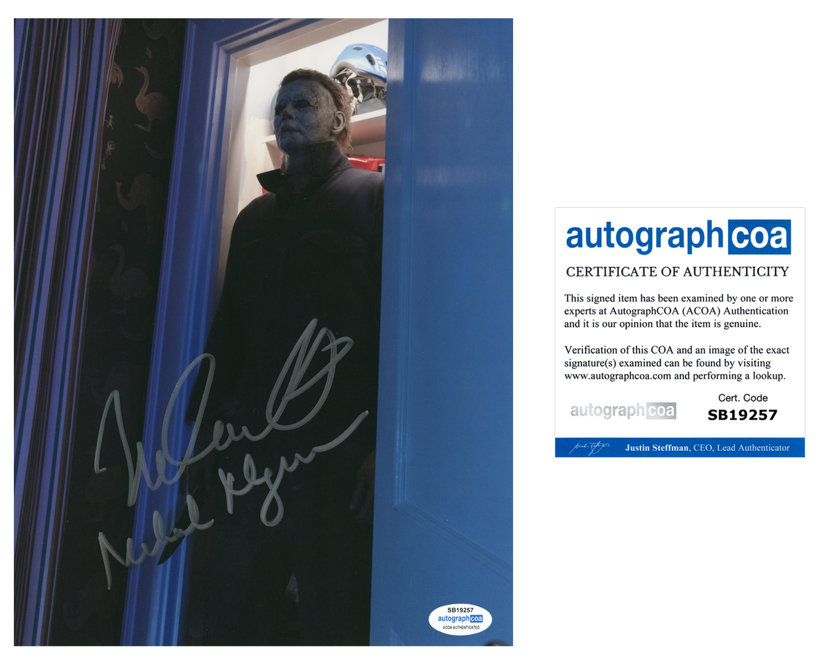 Nick Castle Halloween Signed Autograph 8x10 Photo ACOA | Outlaw Hobbies ...