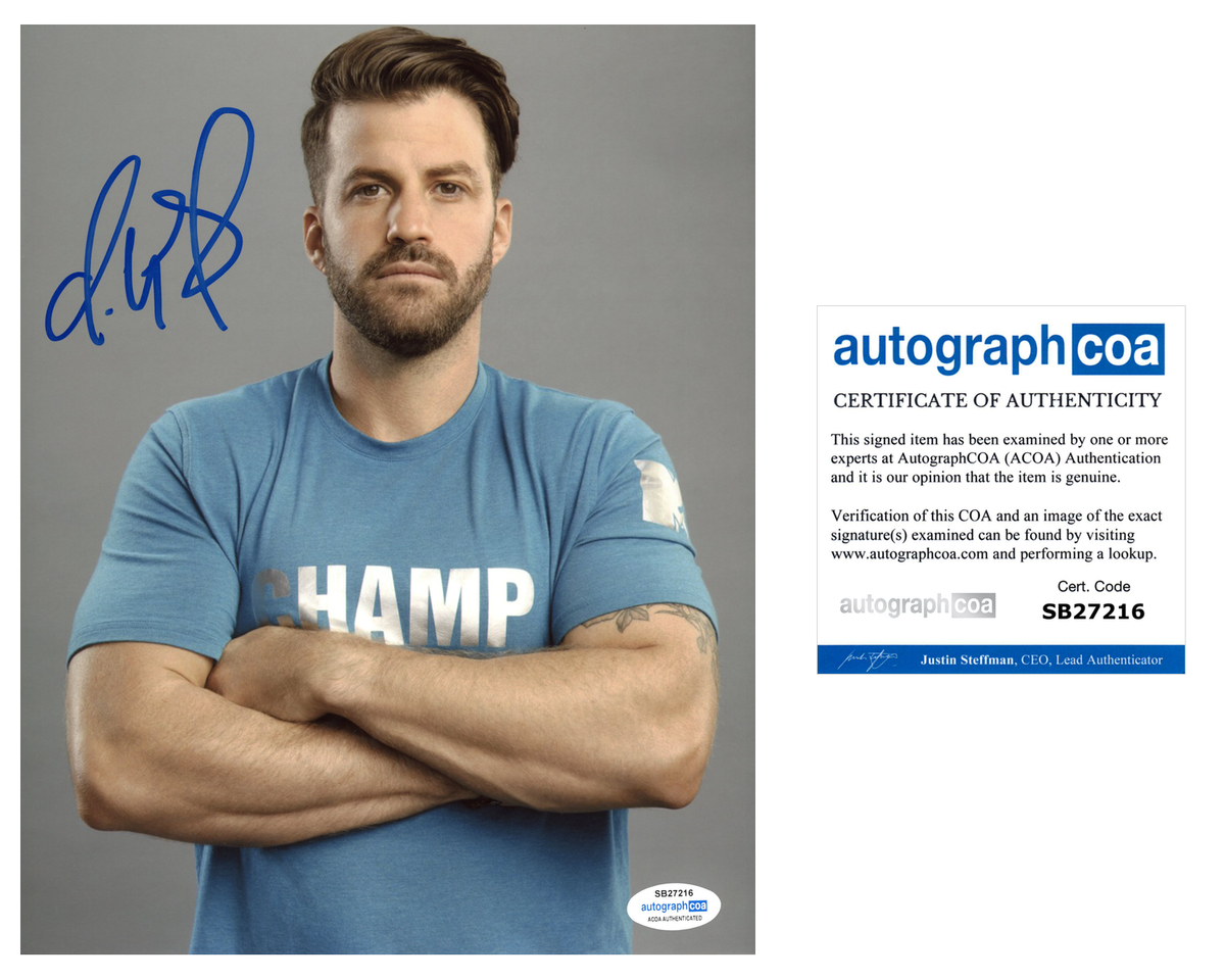 Johnny Bananas MTV The Challenge Signed Autograph 8x10 Photo ACOA ...