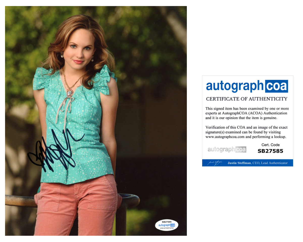 Meaghan Martin Camp Rock Signed Autograph 8x10 Photo ACOA | Outlaw ...