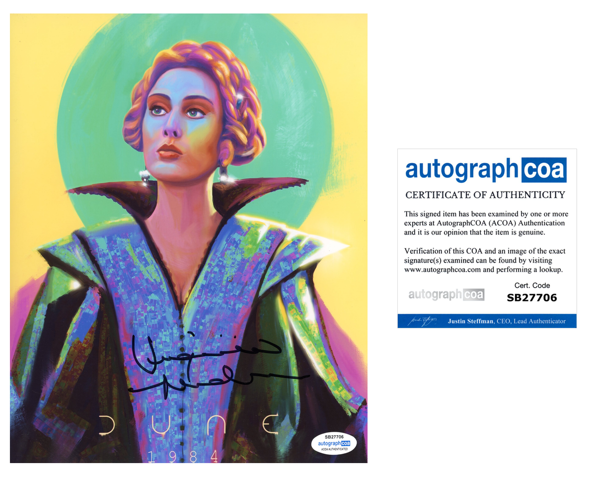 Virginia Madsen Dune Signed Autograph 8x10 Photo ACOA | Outlaw Hobbies ...