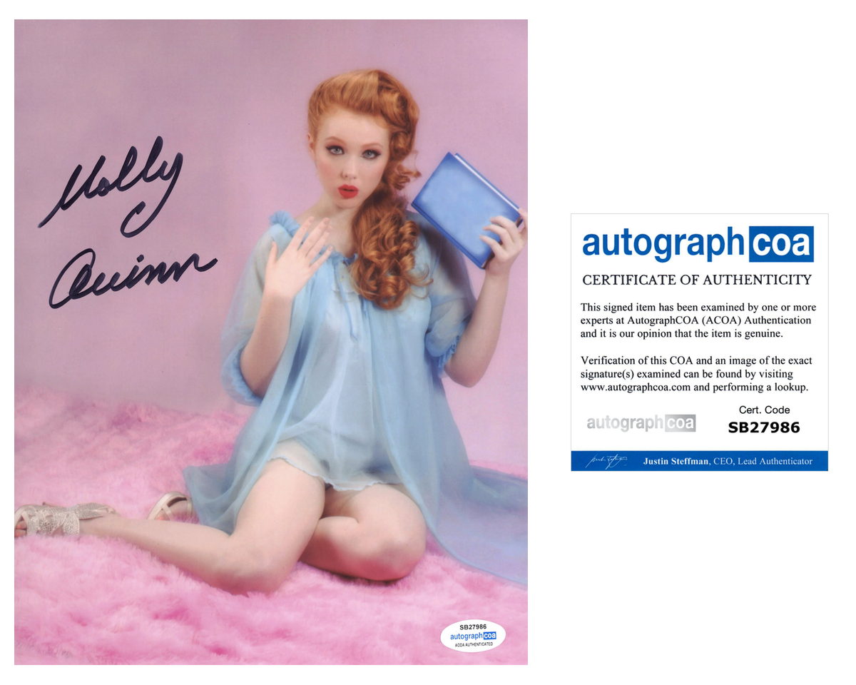 Molly Quinn Sexy Signed Autograph 8x10 Photo ACOA | Outlaw Hobbies ...