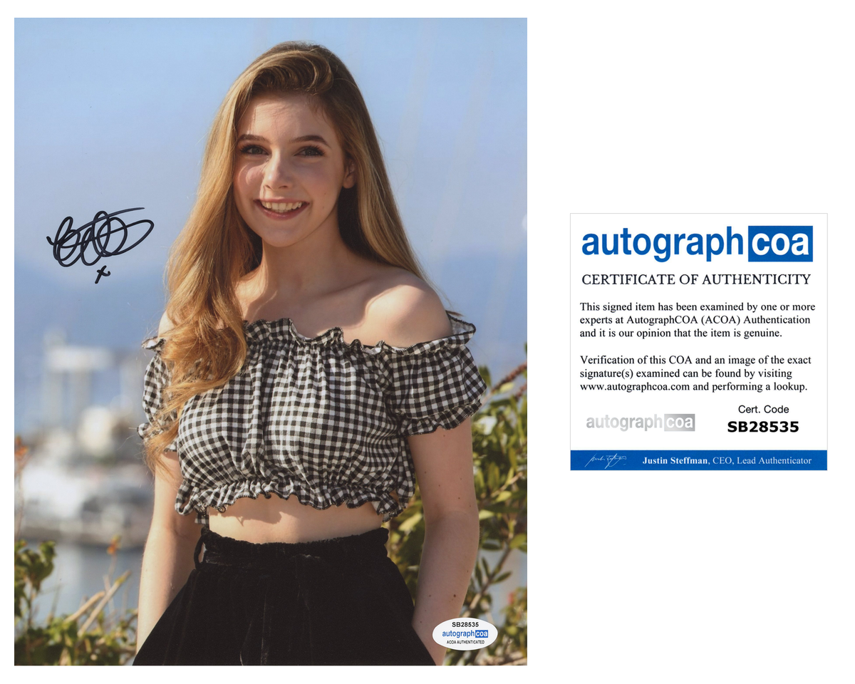 Eleanor Worthington Cox Action Point Signed Autograph 8x10 Photo ACOA ...